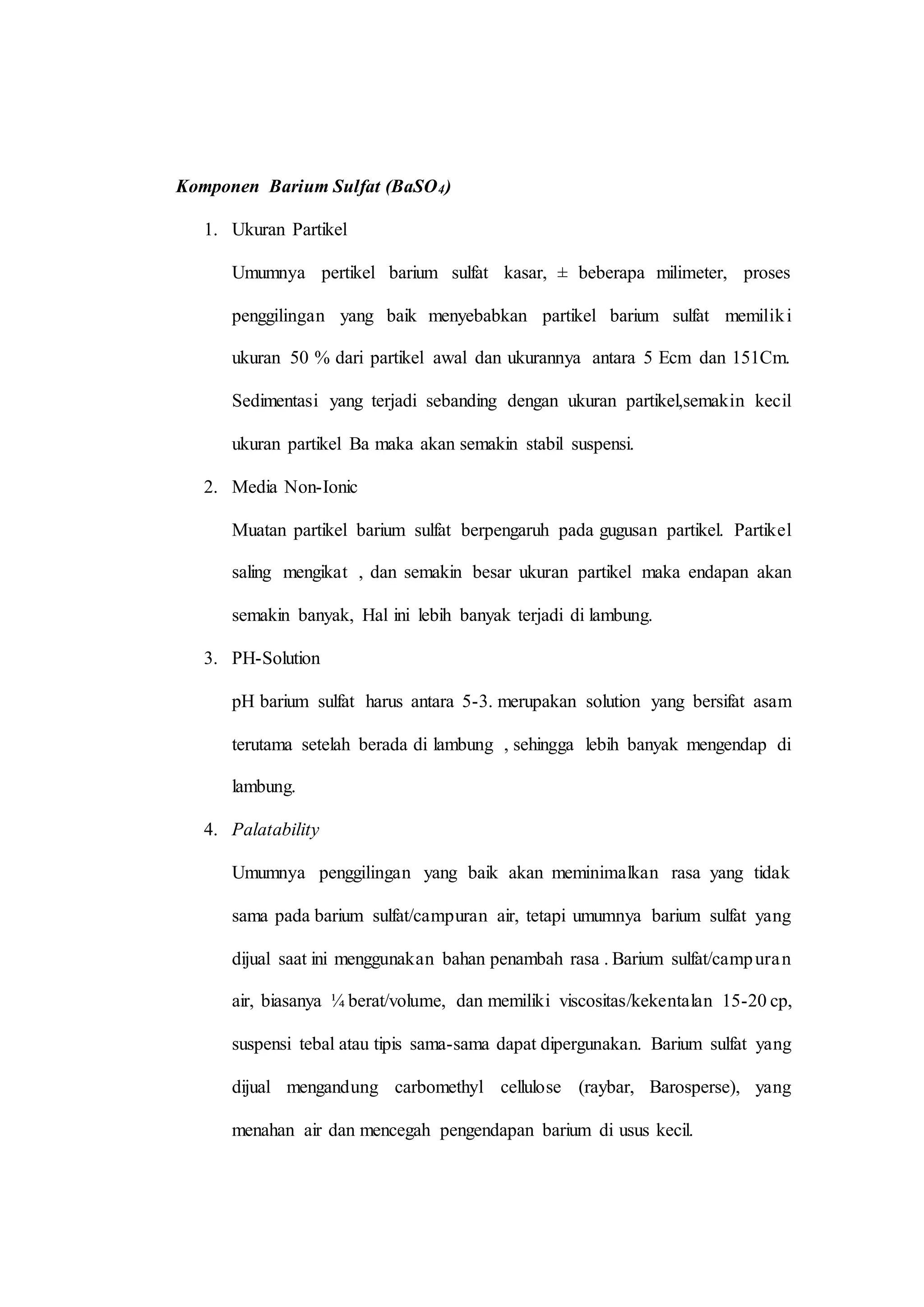 Media Kontras Barium Sulfat | DOCX
