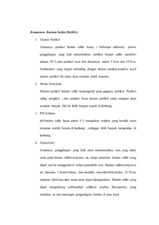 Media Kontras Barium Sulfat | DOCX