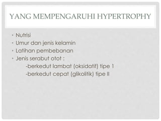 Fisiologi dan hypertrophy | PPT