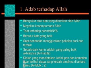 MATERI PESANTREN RAMADHAN INDAHNYA ADAB ISLAMI | PPT
