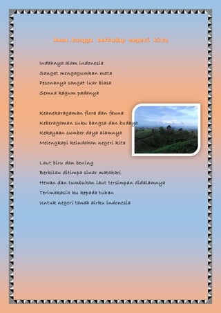 Indahnya alam indonesia | PDF