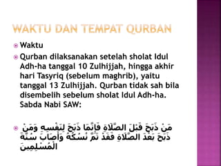 Indahnya ber qurban di jalan allah | PPTX