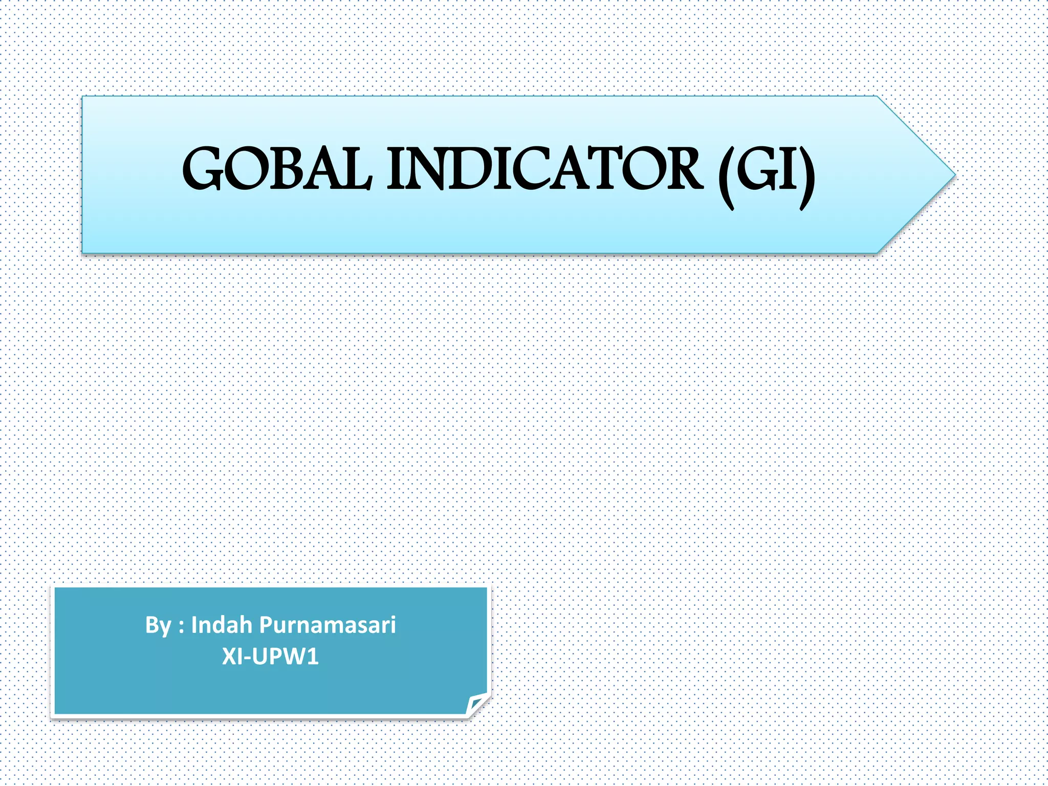 global indicator | PPT