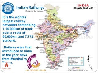 Indain railway | PPTX | Rail Travel | Travel Type