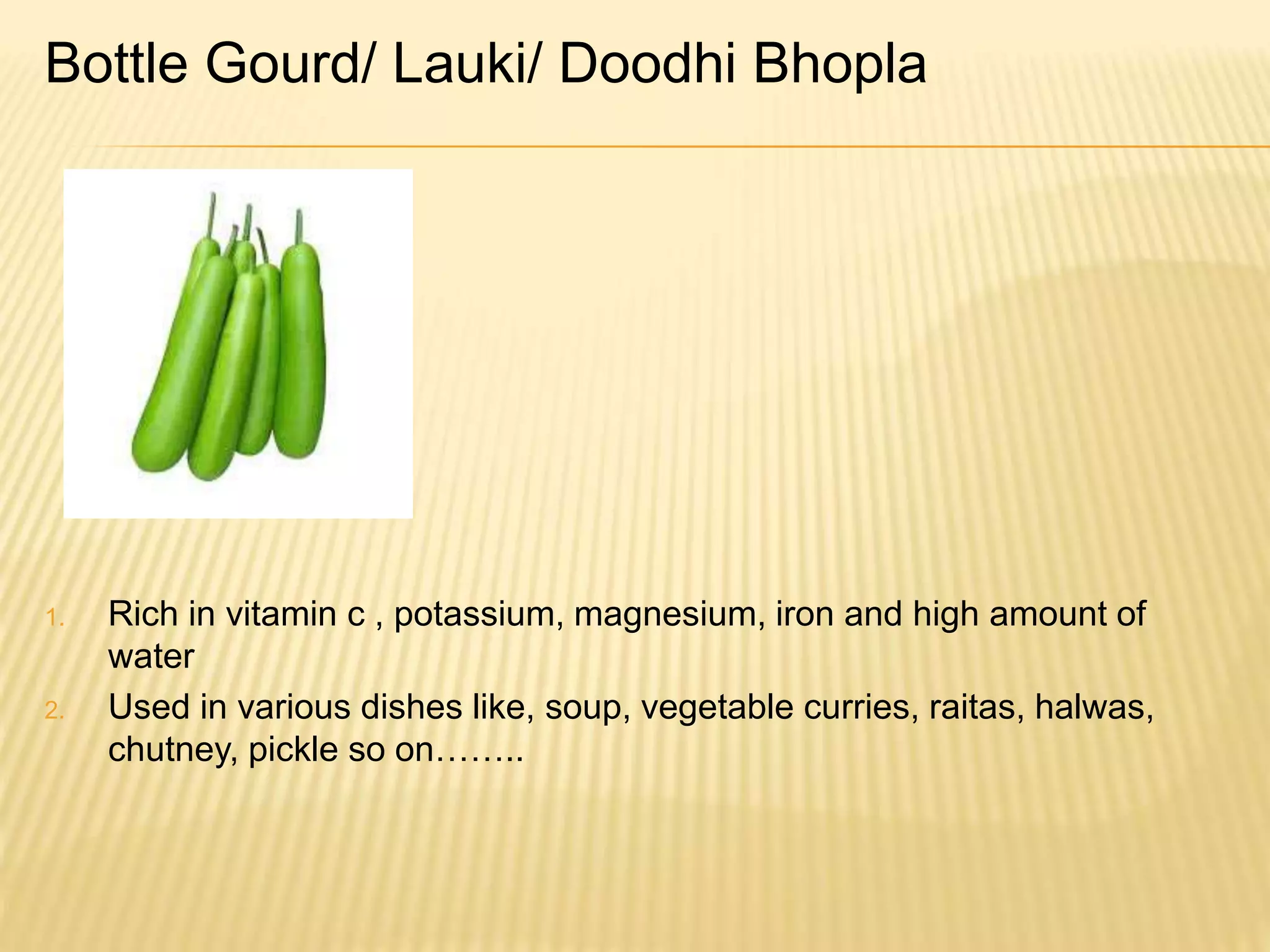 Indain vegetables | PPTX
