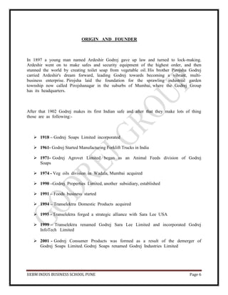 indian business house godrej | PDF
