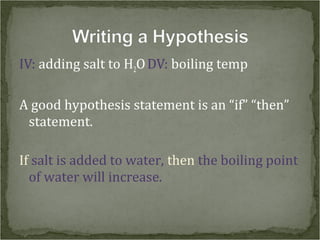 Ind and Dep variables plus hypothesis | PPT