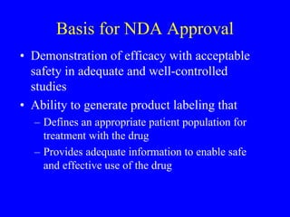 The Investigational New Drug (IND) and New Drug Application (NDA ...