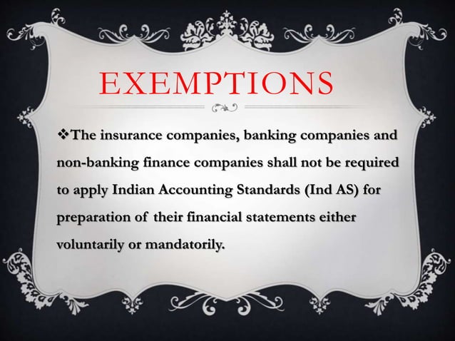 Ind AS [ Indian Accounting Standards] - Applicablity | PPTX | Business ...