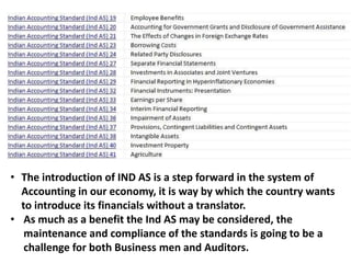 Ind AS [ Indian Accounting Standards] - Applicablity | PPTX