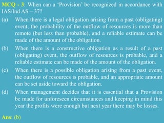 Ind as 37, provisions, contingent liabilities and contingent assets | PPTX