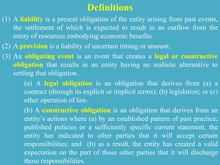 Ind as 37, provisions, contingent liabilities and contingent assets | PPTX