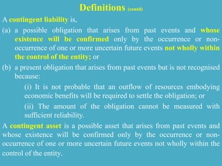 Ind as 37, provisions, contingent liabilities and contingent assets | PPTX