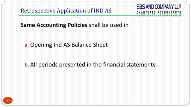 Ind AS - 101 "First Time Adoption of IND AS" Overview | PPTX