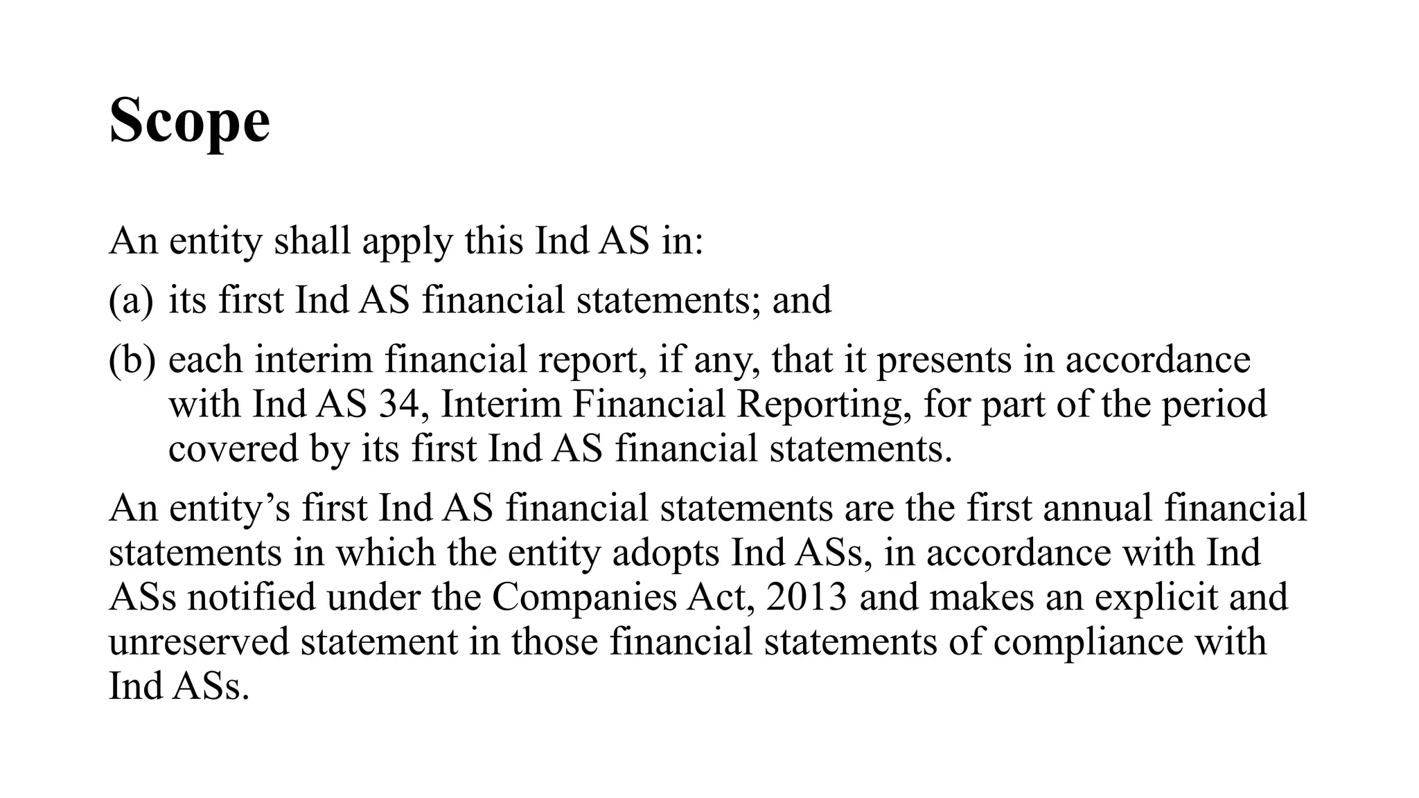 Ind AS 101: First time adoption of Indian accounting standards.pptx