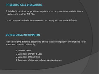 Ind as 101 CRS part 1 | PPT