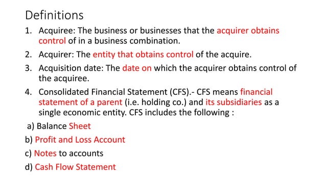 Ind ­AS 103.pptx | Mergers and Acquisitions | Business Banking & Finance
