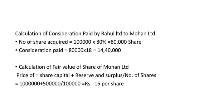 Ind ­AS 103.pptx | Mergers and Acquisitions | Business Banking & Finance