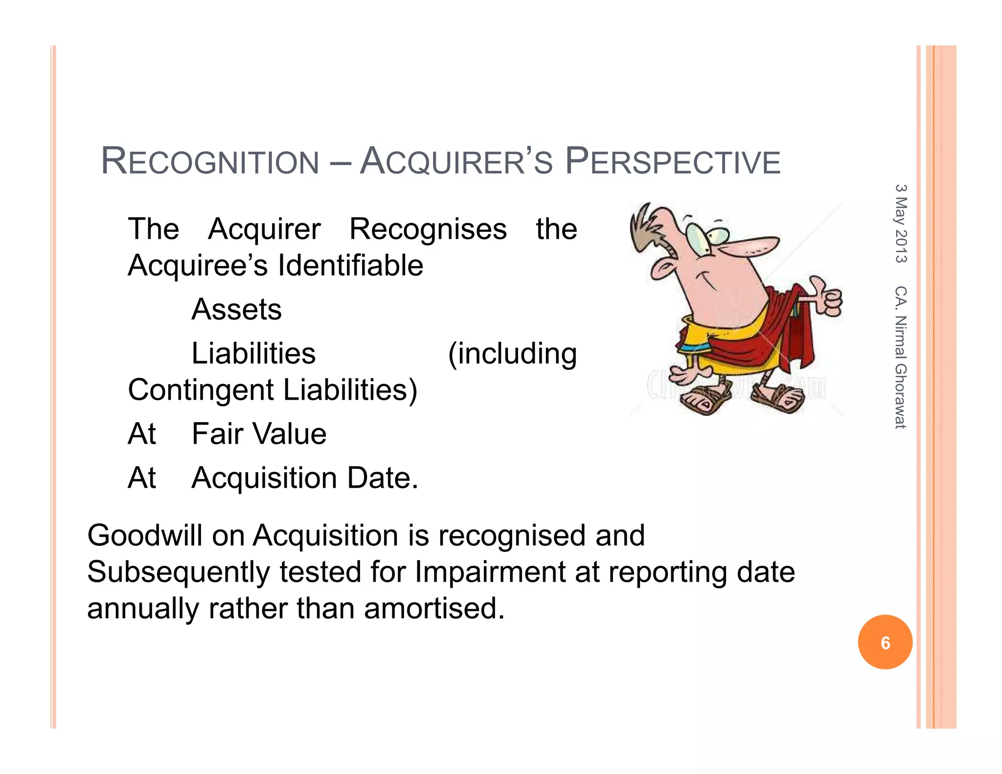 Ind as 103 business combinations | PDF