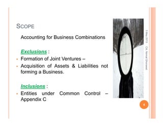 Ind as 103 business combinations | PDF