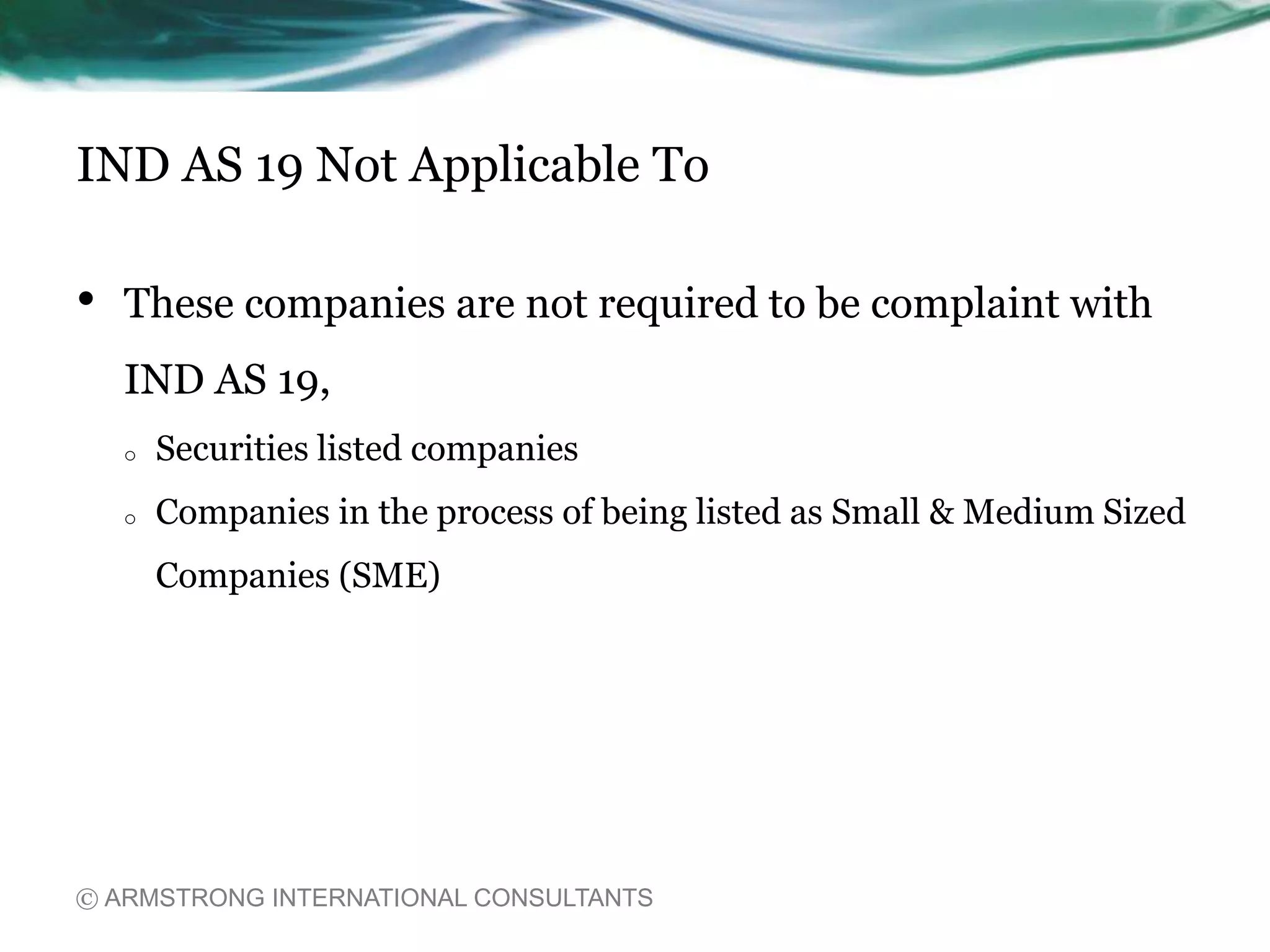 IND AS19 - A Brief Overview | PPTX