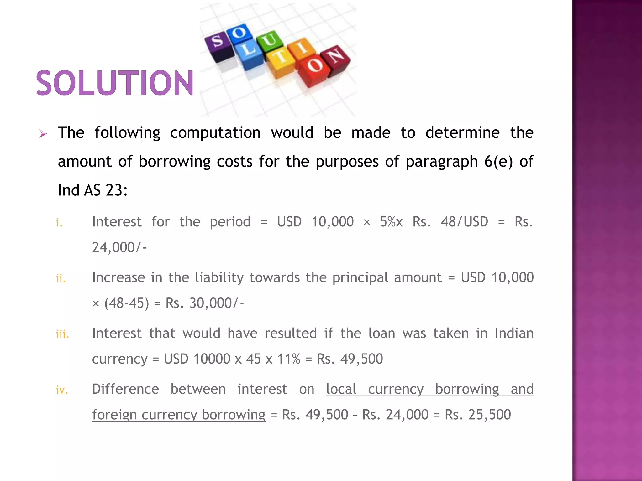 Ind AS 23 borrowing cost | PPTX