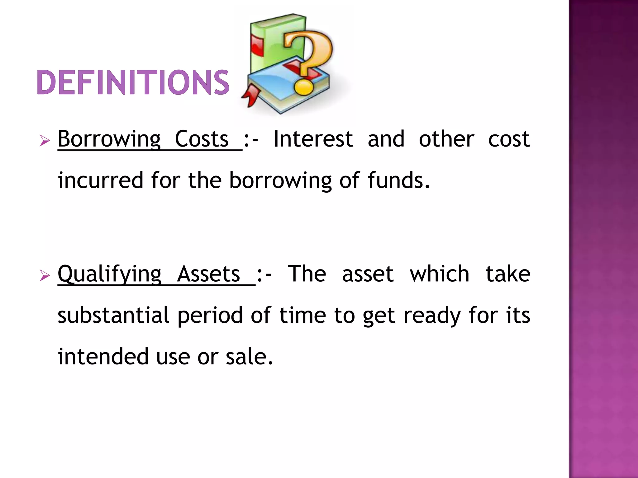Ind AS 23 borrowing cost | PPTX