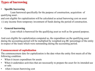 Ind AS 23 Barrowing cost | PPTX