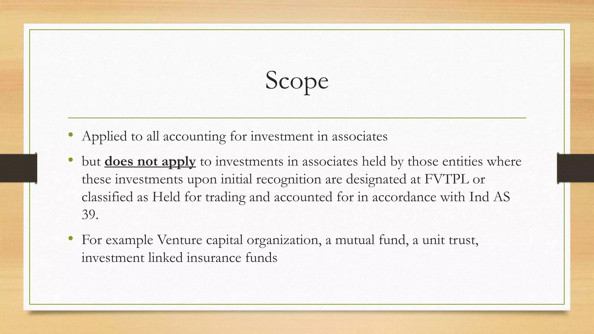 Ind as 28 investment in associates | PPTX