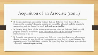 Ind as 28 investment in associates | PPT