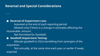 Indian Accounting Standard 36 - Impairment of Assets | PPTX