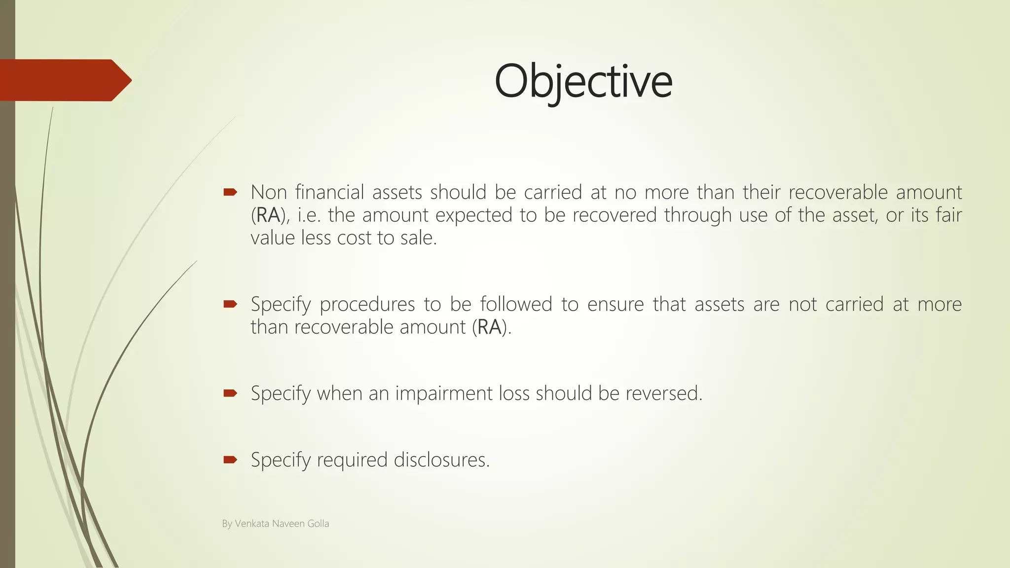 Ind as 36 Impairment of Assets | PPTX