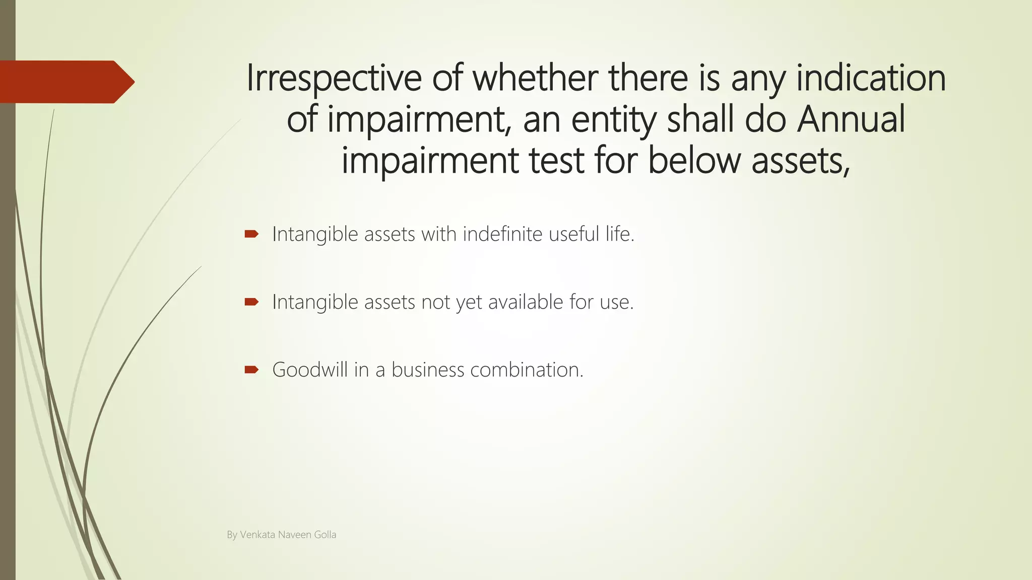 Ind as 36 Impairment of Assets | PPTX