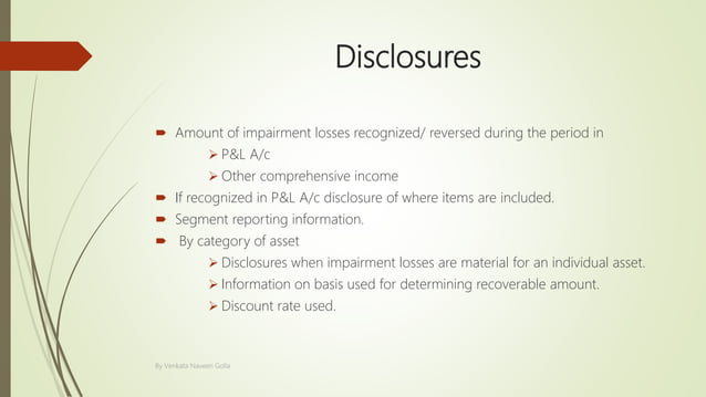 Ind as 36 Impairment of Assets | PPTX | Stocks and Bonds | Personal ...