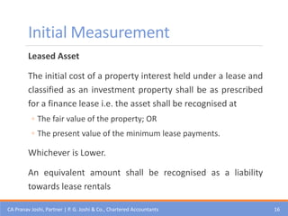 Ind AS 40 on investment property | PDF