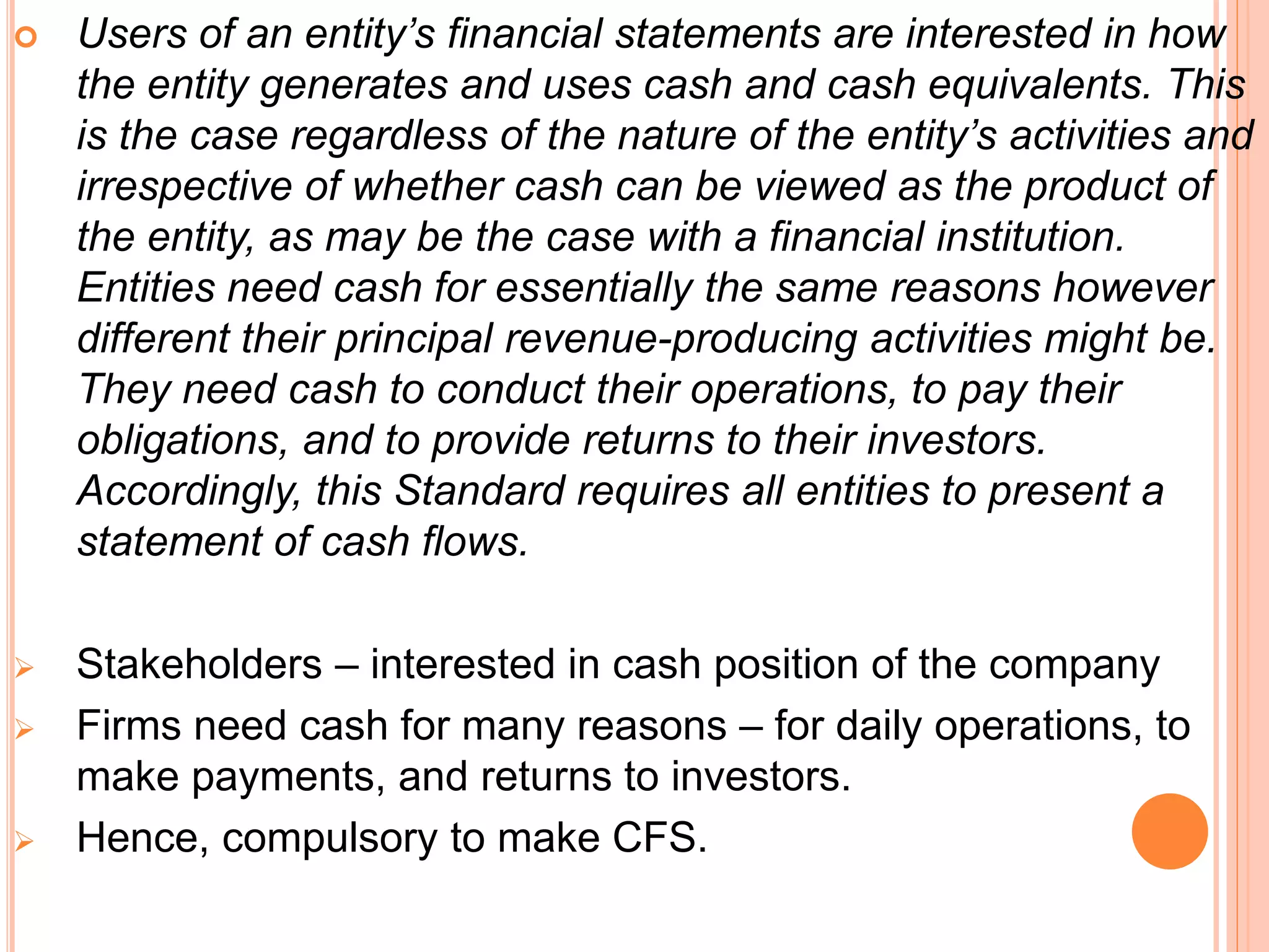 Ind as 7 cash flow statement | PPTX