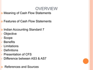 Ind as 7 cash flow statement | PPTX