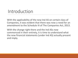 Ind AS Financial Statements | PPTX