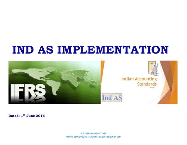 IND AS Implementation | PPT