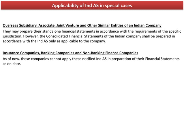 Applicability of Ind AS | PPTX