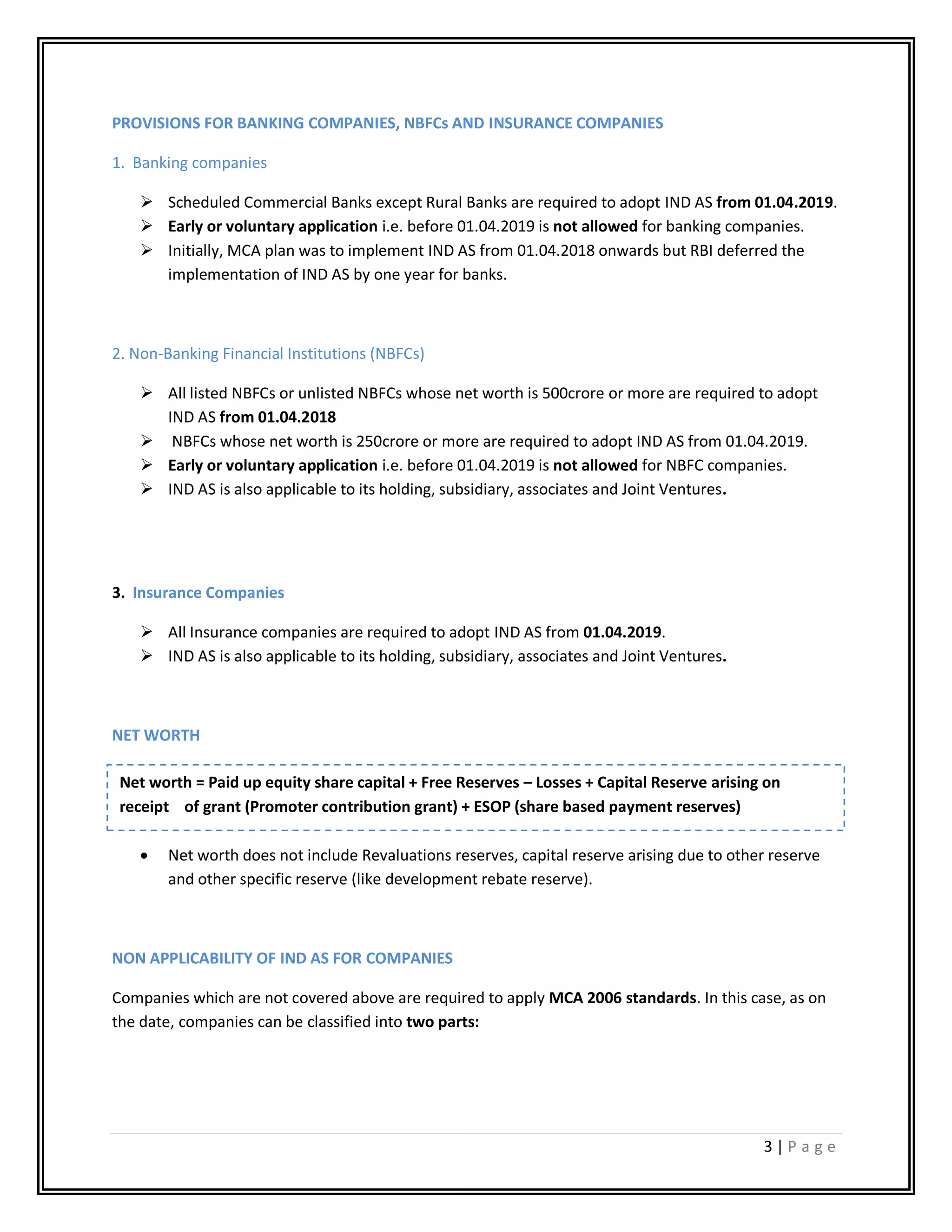 Ind as roadmap | PDF