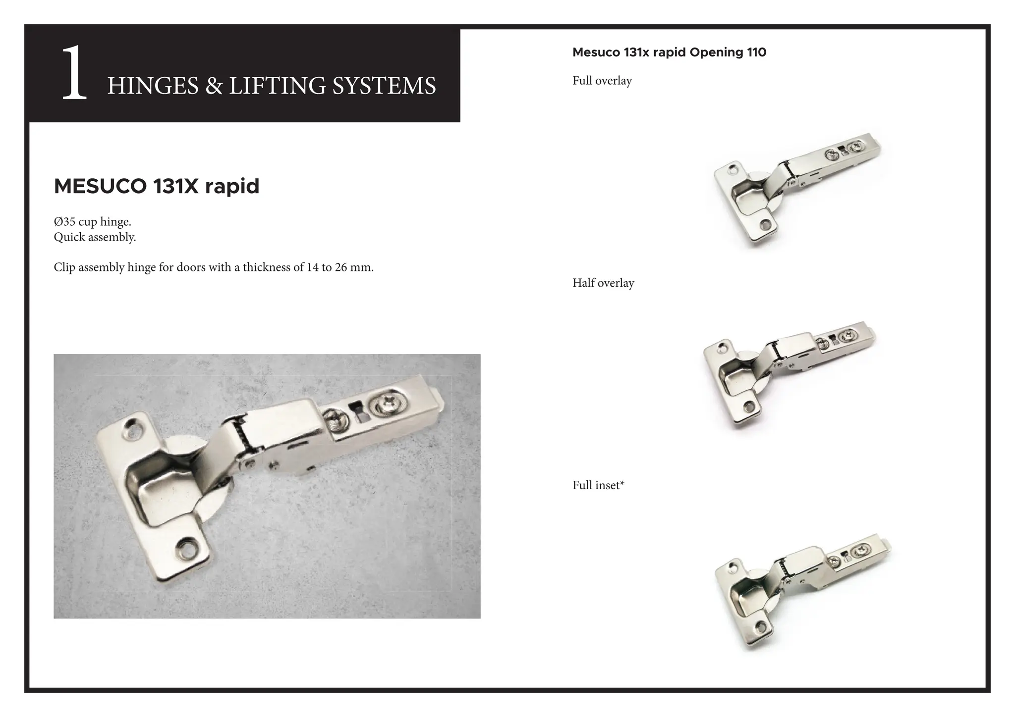 INDAUX Catalog Indesign - All the hardware, all the solutions | PDF