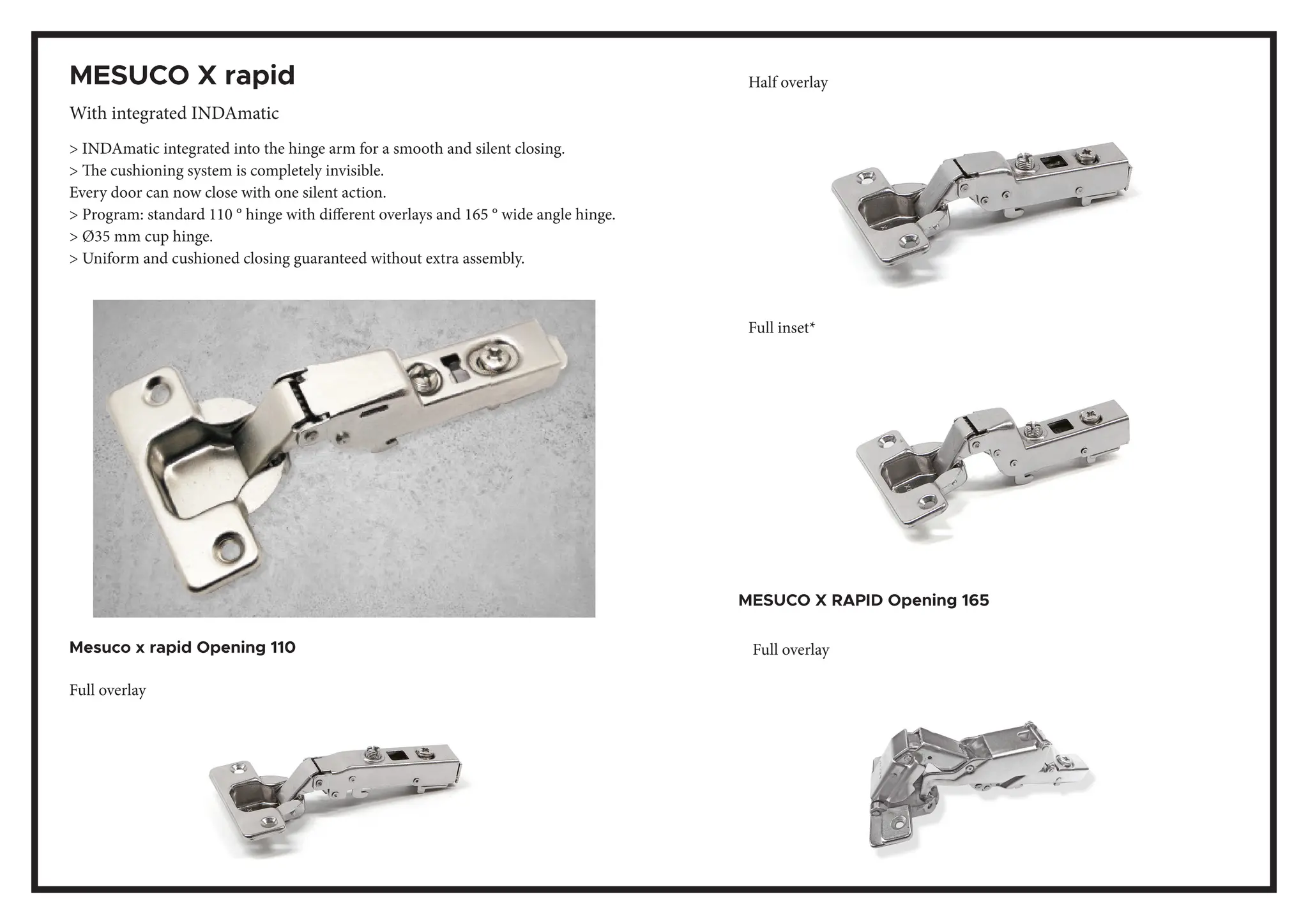 INDAUX Catalog Indesign - All the hardware, all the solutions | PDF
