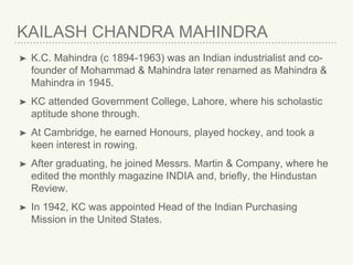 Indian Industrial Entrepreneurs | PPTX