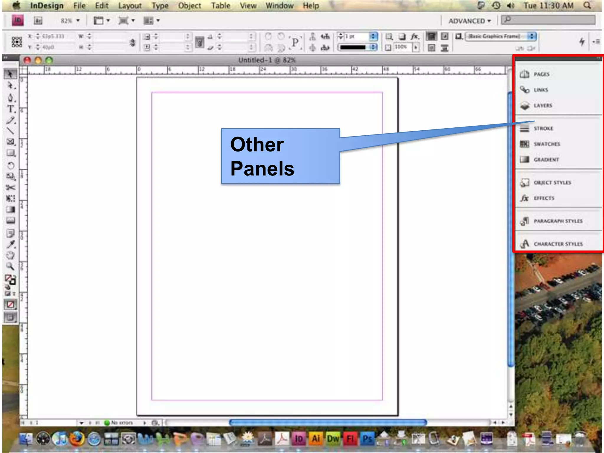 Getting to Know the InDesign CS4 Workspace | PPT