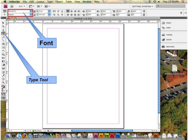 Getting to Know the InDesign CS4 Workspace | PPT