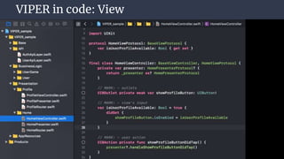 VIPER ( ? OR : AND) MVVM | PPTX | Computing | Technology & Computing