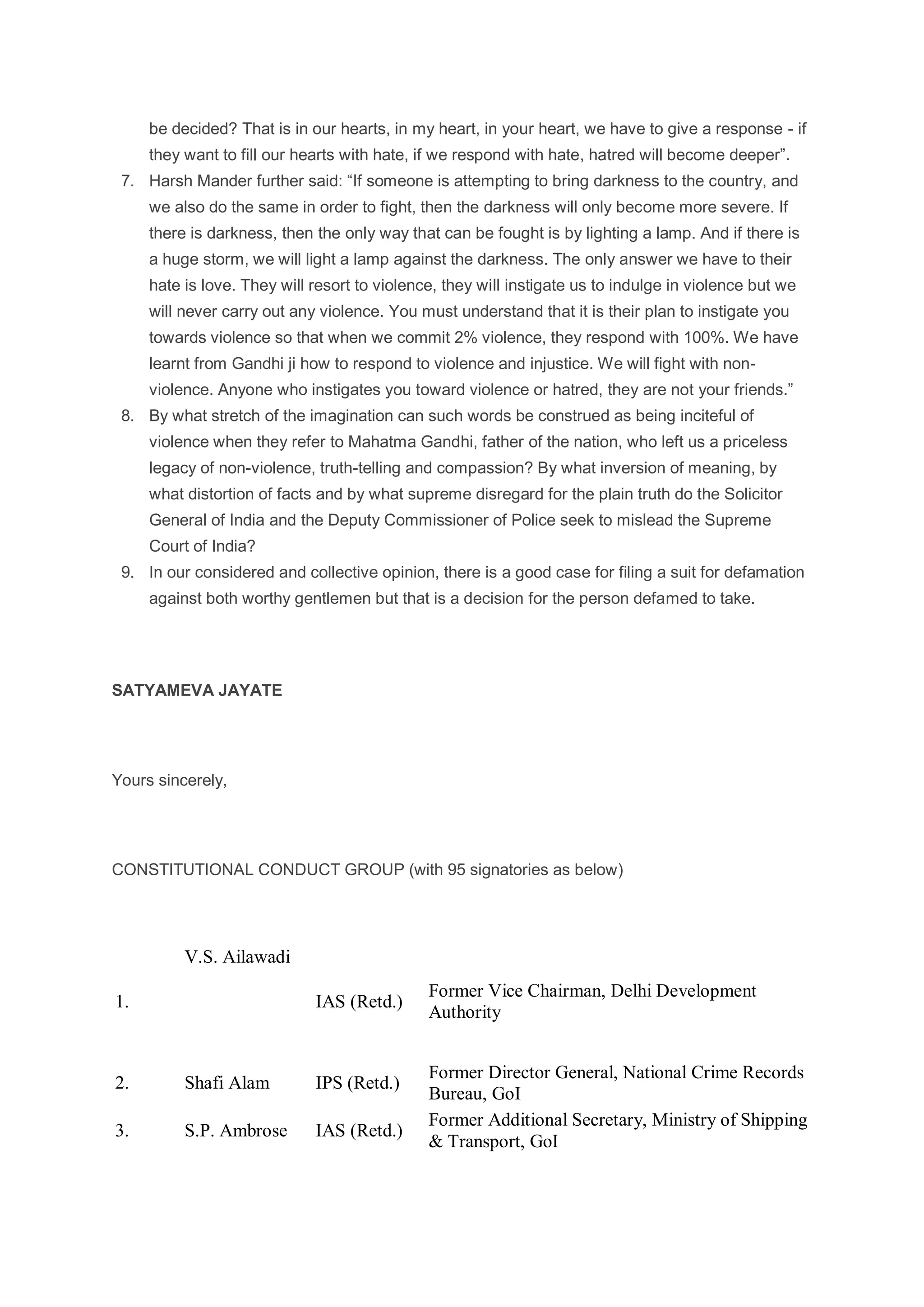 In defence of harsh mander | PDF