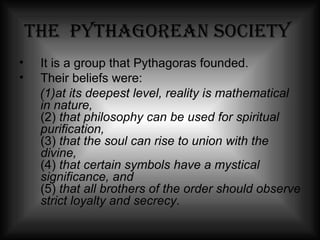 In defense of pythagoras | PPT