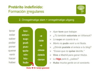 Pretérito Indefinido | PPTX